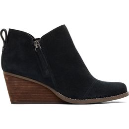 Toms Shoes TOMS Goldie Textil Damen Schwarz Absatz-Stiefeletten