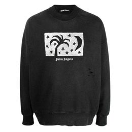 Palm Angels Herren Nachthimmel Sweatshirt (Schwarz)