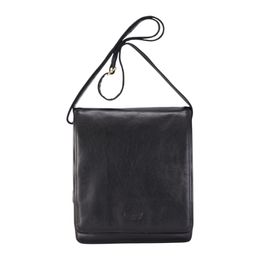 Leder Vintage Schwarz Messenger Schulter Crossbody Reise Business Tasche - Ranger