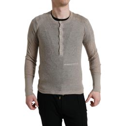 Dolce & Gabbana Langarm Henley Cashmere Shirt