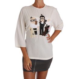 Dolce & Gabbana Seidenbluse mit Applikationen