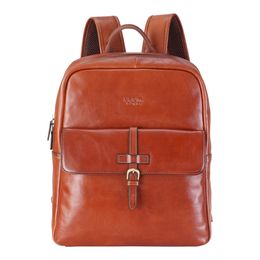 Echtleder Braun Vintage Laptop Rucksack Reisetasche - Cove