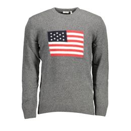 U.S. Polo Assn. Flaggenpullover mit Rundhalsausschnitt