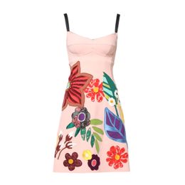 Dolce & Gabbana Floral Applikation A-Linien Kleid
