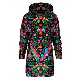 Mr. Gugu & Miss Go "Black Mexican Folk" Oversize Hoodie-Kleid