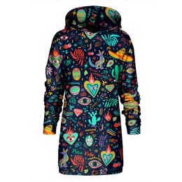 Mr. Gugu & Miss Go "Colorful Mexico" Oversize Hoodie-Kleid