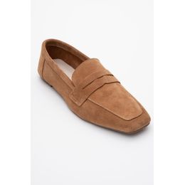 Morne Leder Loafer Damen