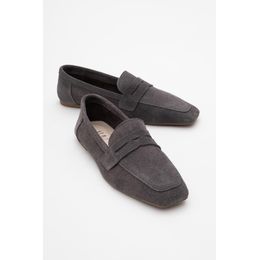 Morne Leder Loafer Damen