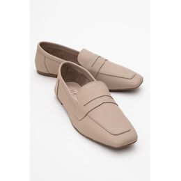 Morne Leder Loafer Damen