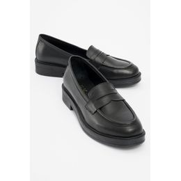 Bree Plateau Penny Leder Loafer