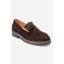 Galea Schnalle Leder Loafer