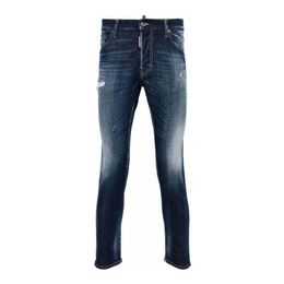 Dsquared2 Dunkelblaue Skater-jeans