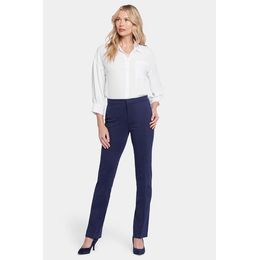 NYDJ Schlanke Hose Navy Jersey | Abendflut