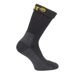 Caterpillar Herren Arbeitssocken / Socken, 2 Paar (Schwarz)