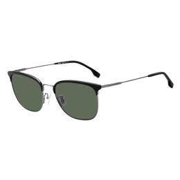 HUGO BOSS - Polarisiert-Sonnenbrille f&uuml;r Herren, Metall (Gr&uuml;n/Schwarz)
