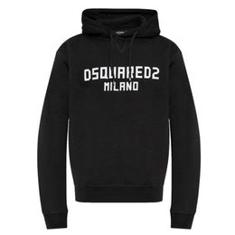 Dsquared2 Milano Logo Cool Fit Schwarzer Hoodie