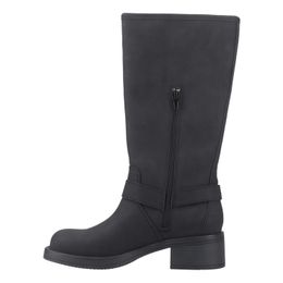 Rocket Dog - "Nash" Biker Stiefel f&uuml;r Damen, Hoch geschnitten (Schwarz)