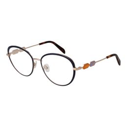 Emilio Pucci Blaue Metallbrille (Fassung)