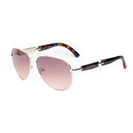 Guess Jeans Goldene Metall-Sonnenbrille