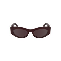Calvin Klein Rote Acetat Damen-Sonnenbrille