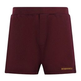 Dsquared2 - Shorts f&uuml;r Herren (Burgunderrot)