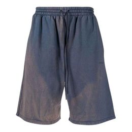 Off-White - "Diag Tab Skate" Sweat-Shorts f&uuml;r Herren (Dunkles Marineblau)