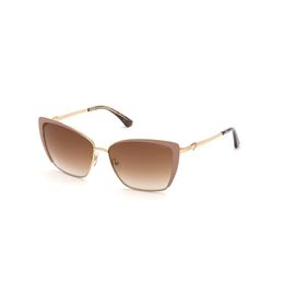 Guess Jeans Beige Metallsonnenbrille