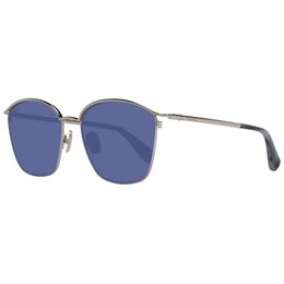MaxMara Mm1415s Quadrat Sonnenbrille mit blauen Gl&auml;sern