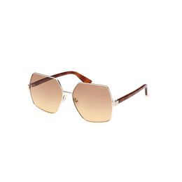 Guess Jeans Goldene Metall-Sonnenbrille