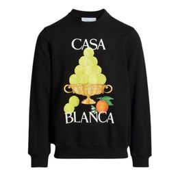 Casablanca La Corbeille D'oranges Schwarzes Sweatshirt