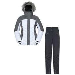 Mountain Warehouse - Skijacke und Hosen-Set f&uuml;r Damen, Wattiert (Wei&szlig;)