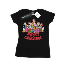 Disney - "Mickey Mouse and Friends" T-Shirt f&uuml;r Damen (Schwarz)