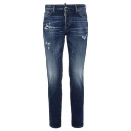 Dsquared2 Icon Jeans In Marineblau, Regul&auml;re Passform