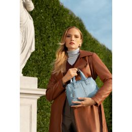 Wittchen Damen-Aktentasche aus &Ouml;ko-Leder mit Quaste, blau