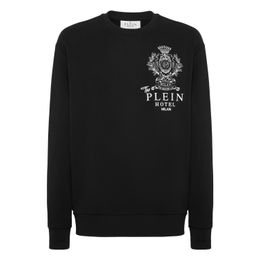 Philipp Plein Fleece Round Neck Sweatshirt Plein Hotel