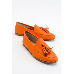 Mona Weich Leder Quaste Loafer Damen