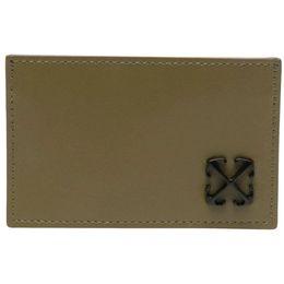 Off-White Jitney Simple Card Case Milit&auml;rgr&uuml;n Accessoires