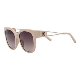 Escada Quadratische Sonnenbrille mit ros&eacute;goldenen Akzenten