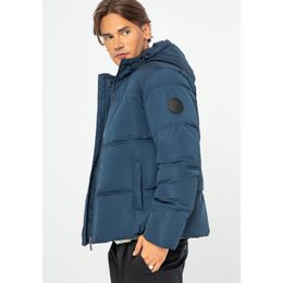 Wittchen Herren-Steppjacke mit Monogramm, Marineblau, Polyester