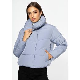 Wittchen Damen-Steppjacke im Oversized-Schnitt, blau, Polyester