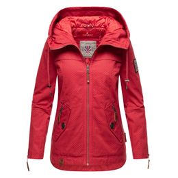 Navahoo Damen &Uuml;bergangsjacke Wekoo &ndash; Leichte Baumwolljacke mit Kapuze