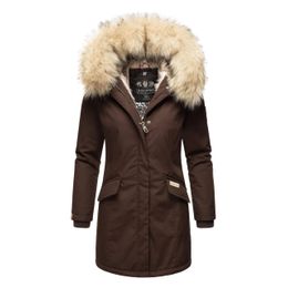 Navahoo Damen Winter Parka Cristal &ndash; Premium Kollektion mit Abnehmbarem Kunstfellkragen