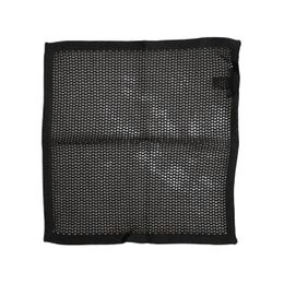 Dolce & Gabbana Schwarzes gemustertes Baumwoll-Quadrat-Tuch