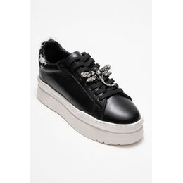 Laren Leather Buckle Turnschuhe Women