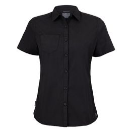 Craghoppers - "Kiwi" Hemd f&uuml;r Damen, kurz&auml;rmlig (Schwarz)