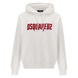 Dsquared2 Horror Logo Wei&szlig;er Hoodie