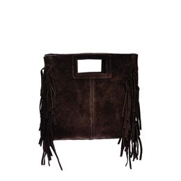 Anna Luchini Kastanienbraun Rindsledertasche