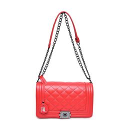 Anna Luchini Rot Rindsledertasche