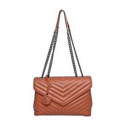Luisa Vannini Braun Rindsledertasche