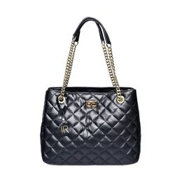 Isabella Rhea Schwarz Rindsledertasche